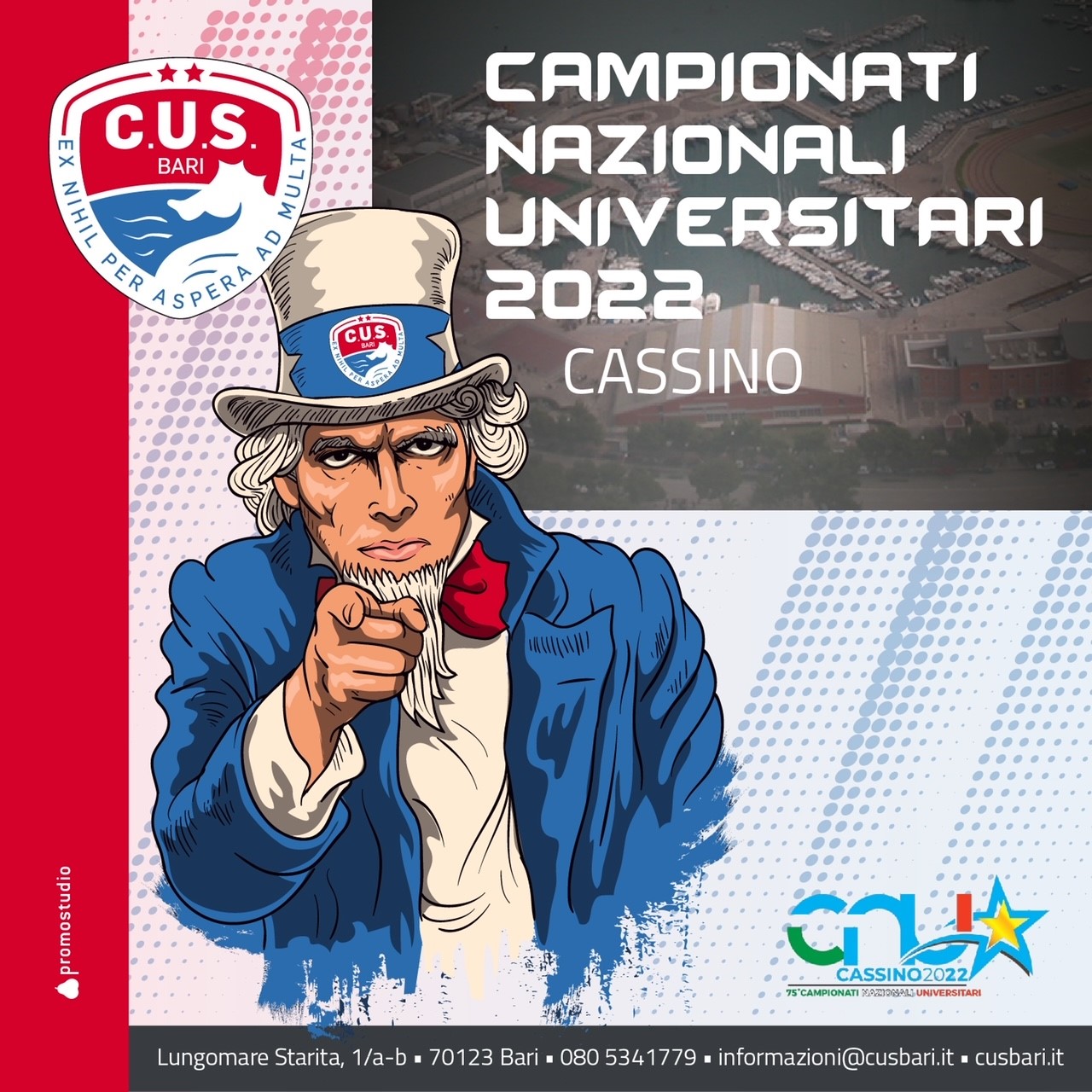 Campionati Nazionali Universitari 2022, il Cus Bari invita gli studenti ...