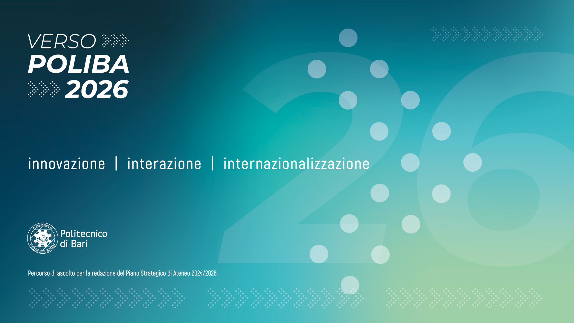 Il Politecnico di Bari progetta il futuro. Al via il percorso del Piano ...